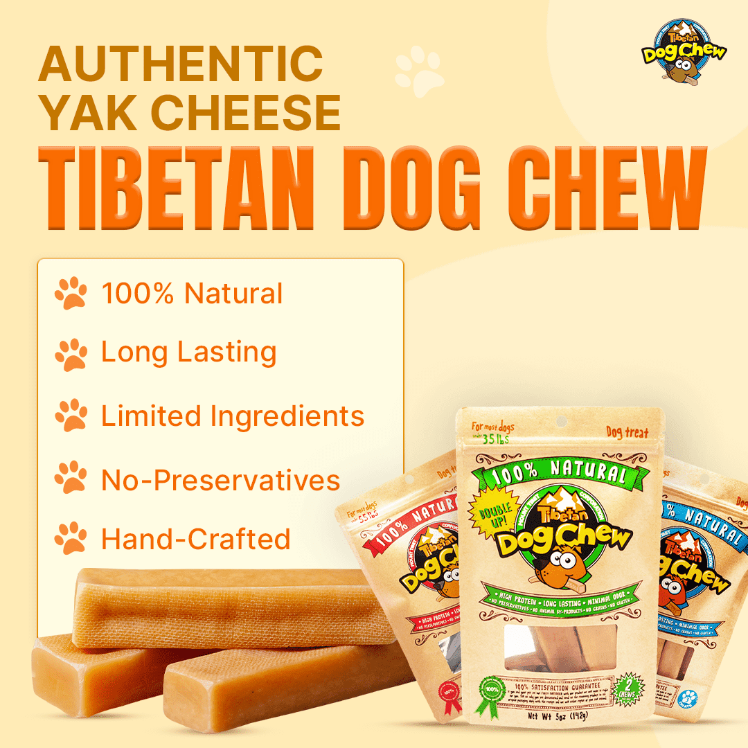 Large Yak Cheese Bulk Chews 2 lbs - Long Lasting Dog Chew – Tibetan Dog ...